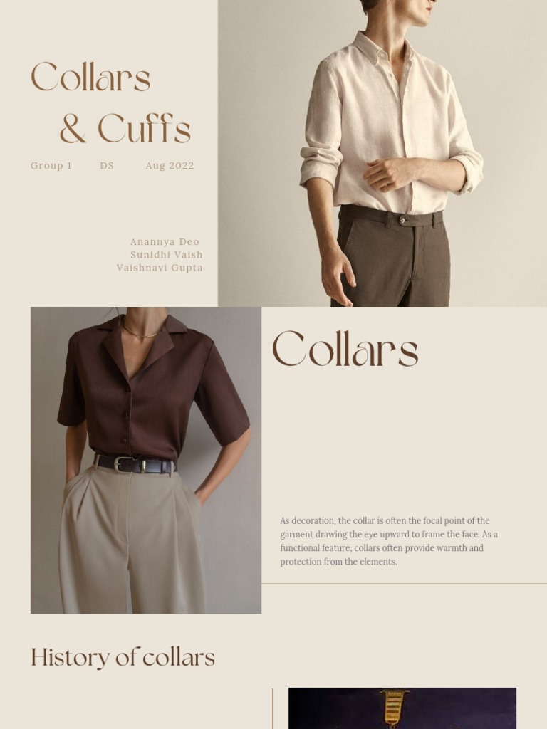Group 1 Cuffs and Collars | PDF | Shirt | Consumer Goods