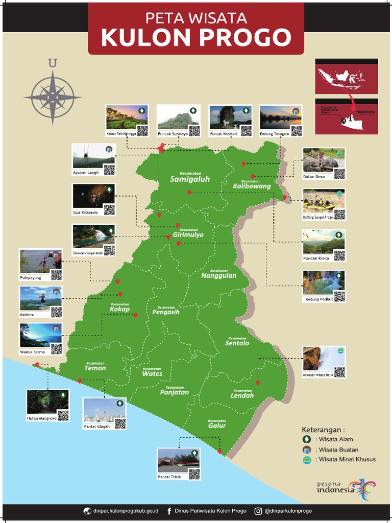 Peta Wisata Kulon Progo | PDF