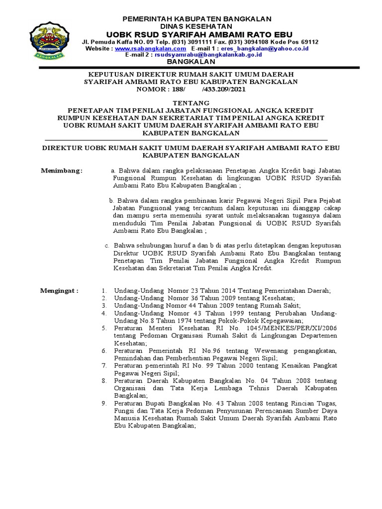 SK Tim PAK BAru | PDF