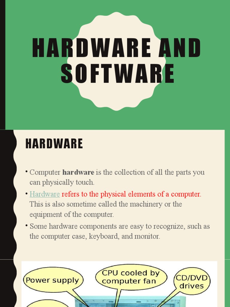 Hardware and Software | PDF | Computers