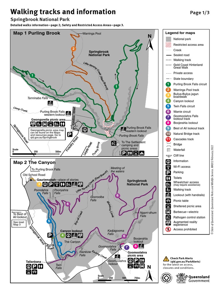 Springbrook Inset Maps | PDF | Hygiene | Water