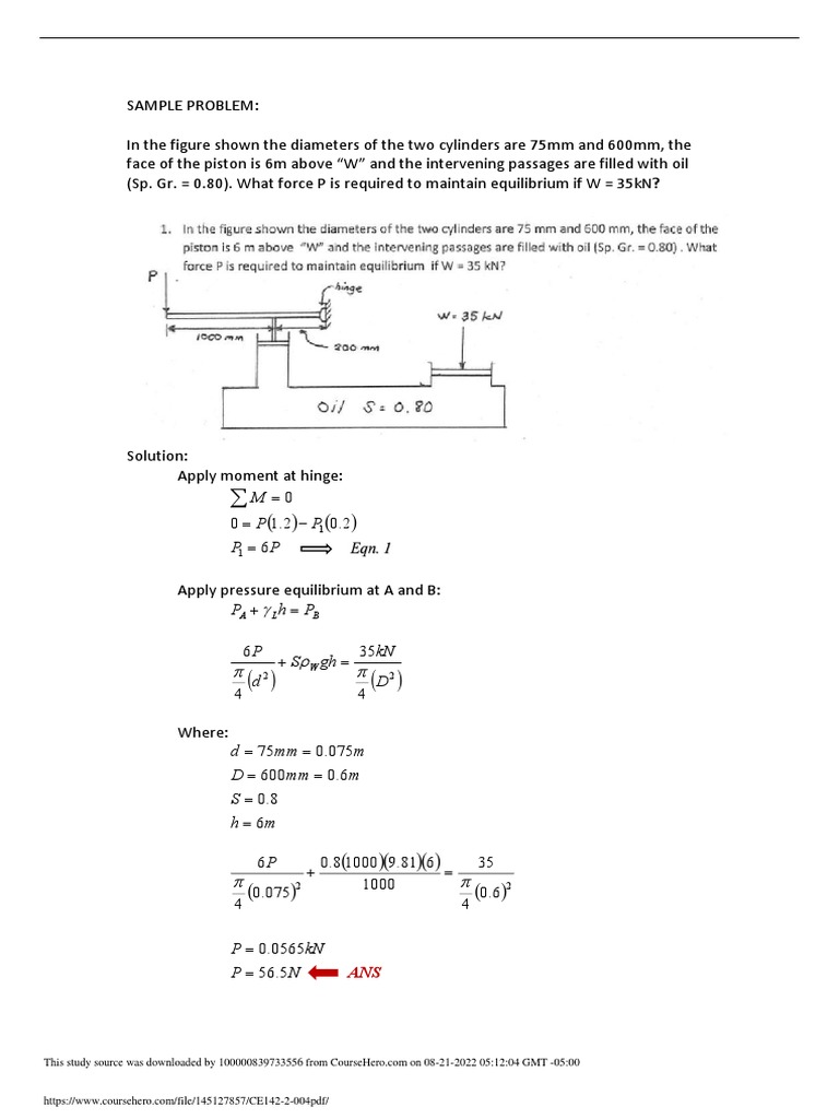 Ce142 Classwork 1 B Pdf Download Free Pdf Mechanical Engineering