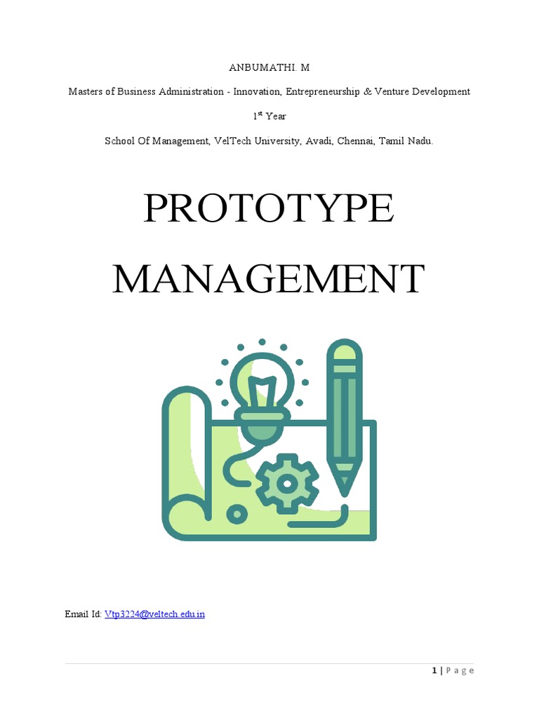 Prototype Management Pdf Prototype Augmented Reality