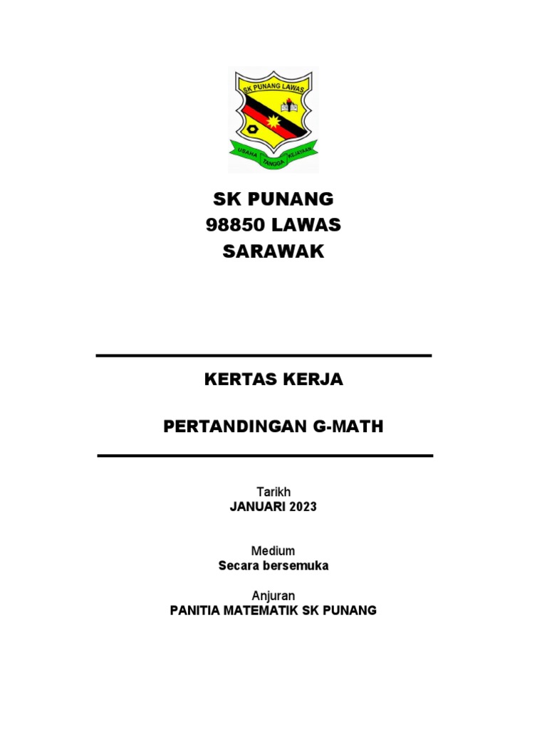 Kertas Kerja G Math | PDF