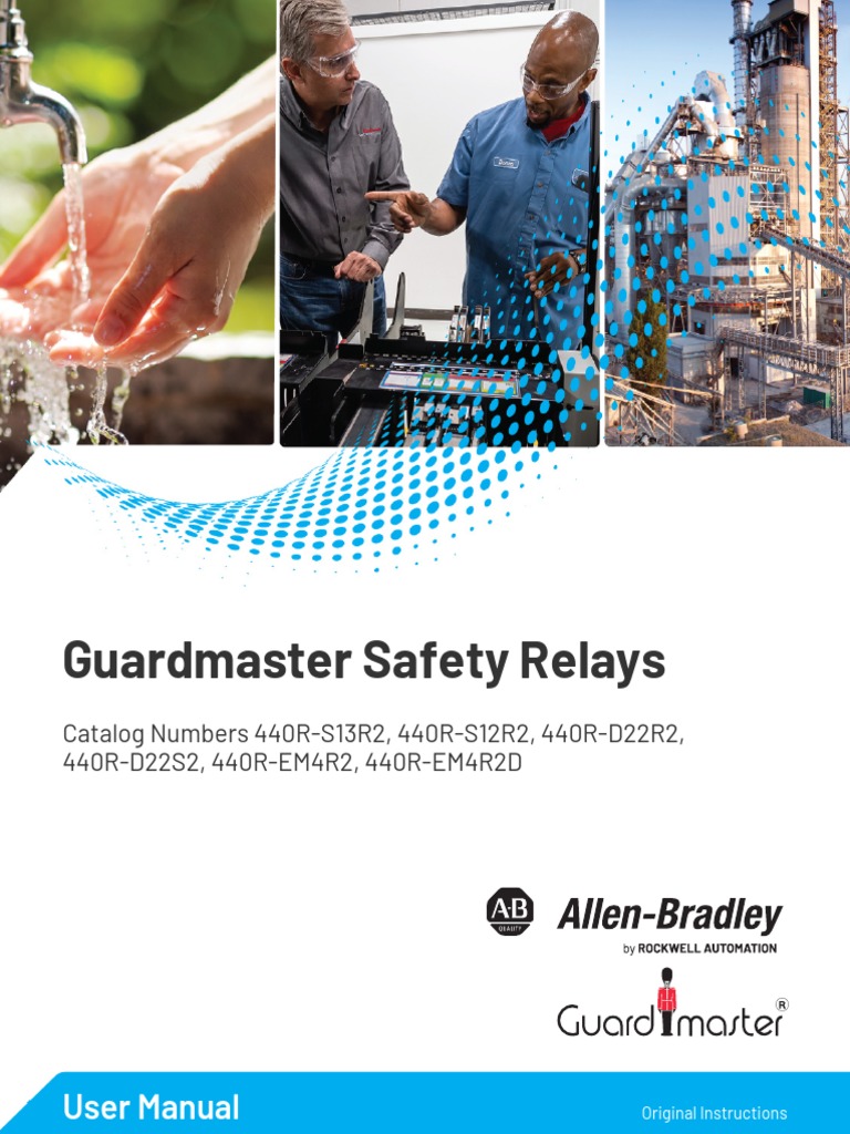 Guardmaster Safety Relays: User Manual | PDF | Electrical Wiring | Relay