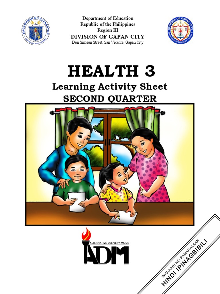 Health 3: Learning Activity Sheet Second Quarter | PDF