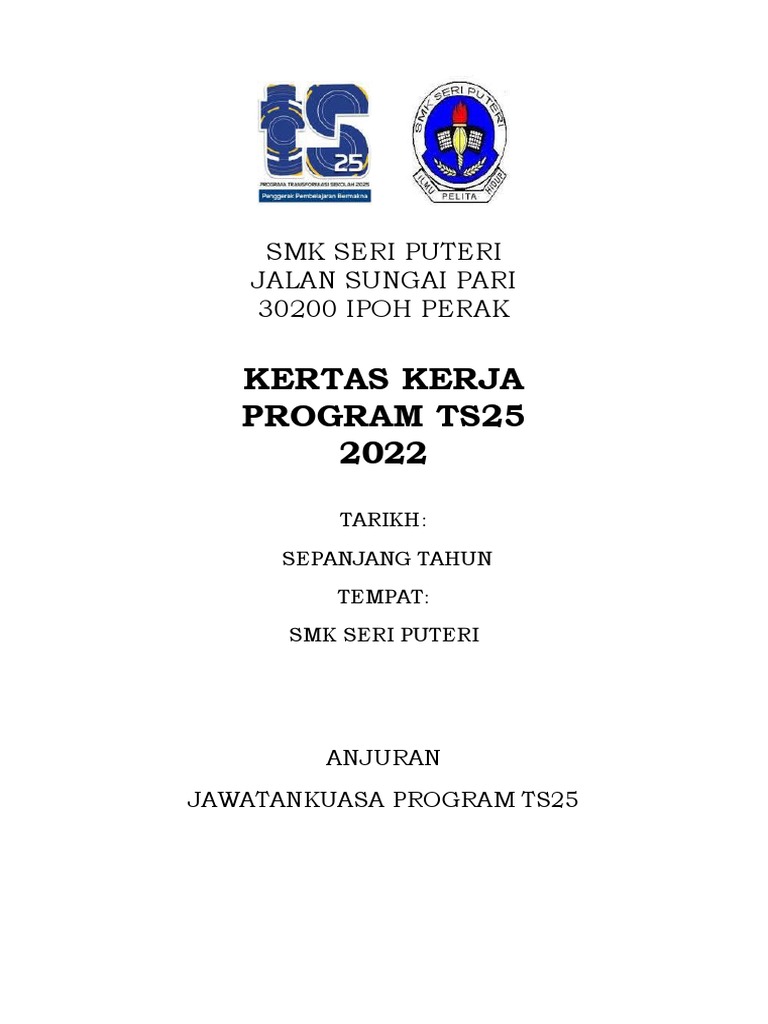 KERTAS KERJA TS25-bajet Mei 2022 | PDF