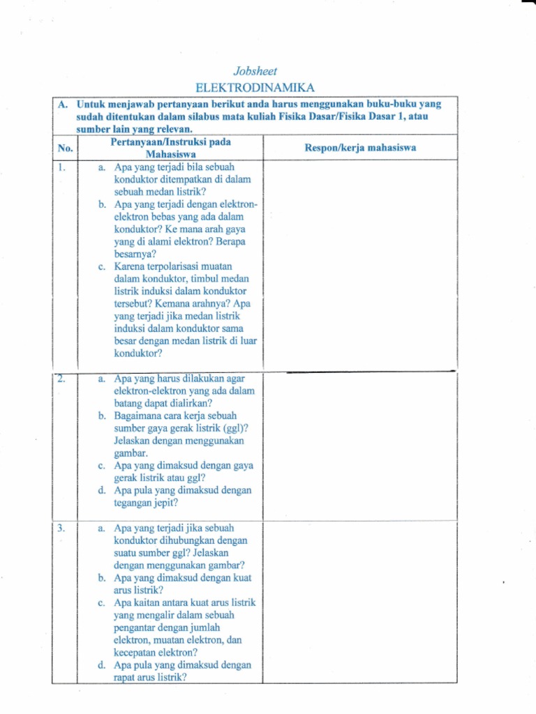 Job Shee Telektrodinamika (Ok) | PDF | Sains & Matematika