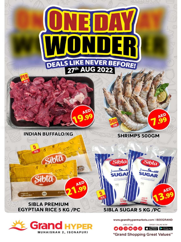 GHB One Day Wonder 27 Aug | PDF