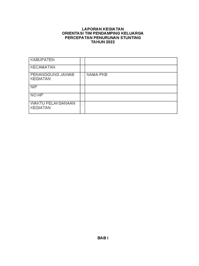 Laporan TPK 2022-1 | PDF