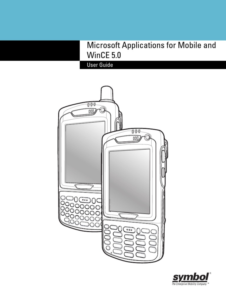 Microsoft Applications For Mobile and Wince 5.0: User Guide | PDF ...