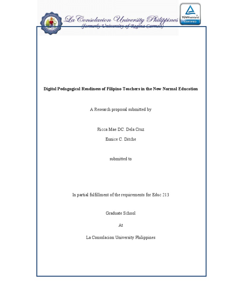 Digital Pedagogical Readiness of Filipino Teachers in The New Normal ...