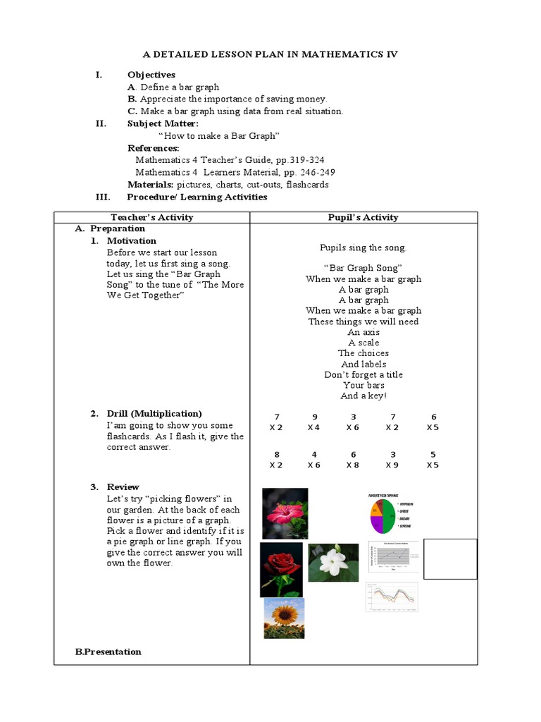 Lesson Plan Bar Graph | Download Free PDF | Chart | Lesson Plan