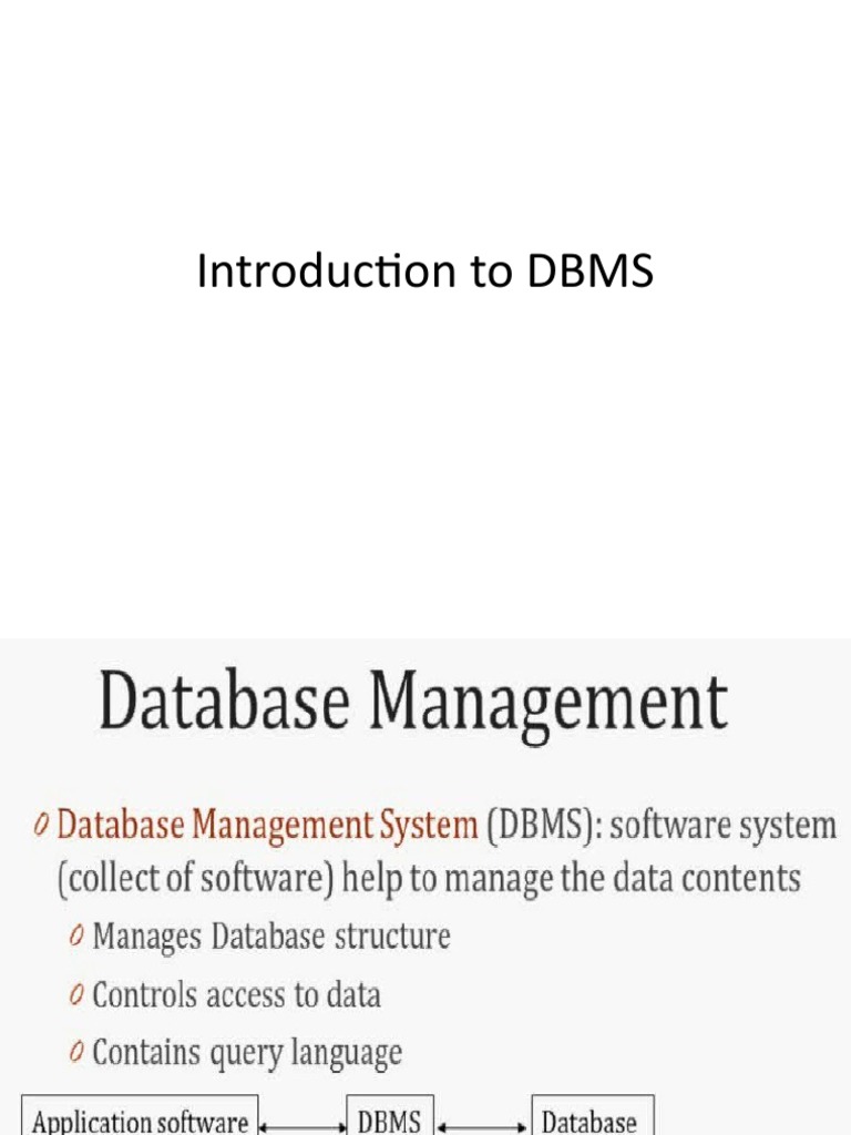 Introduction To DBMS | PDF | Parallel Computing | Databases