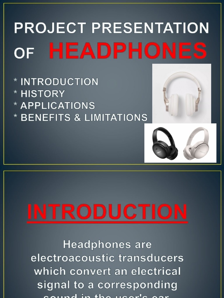 Headphones Ad Presentation | PDF