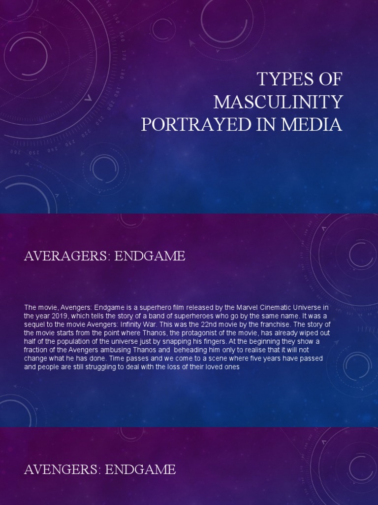 Types of Masculinity Portrayed in Media | PDF | Masculinity | Gender