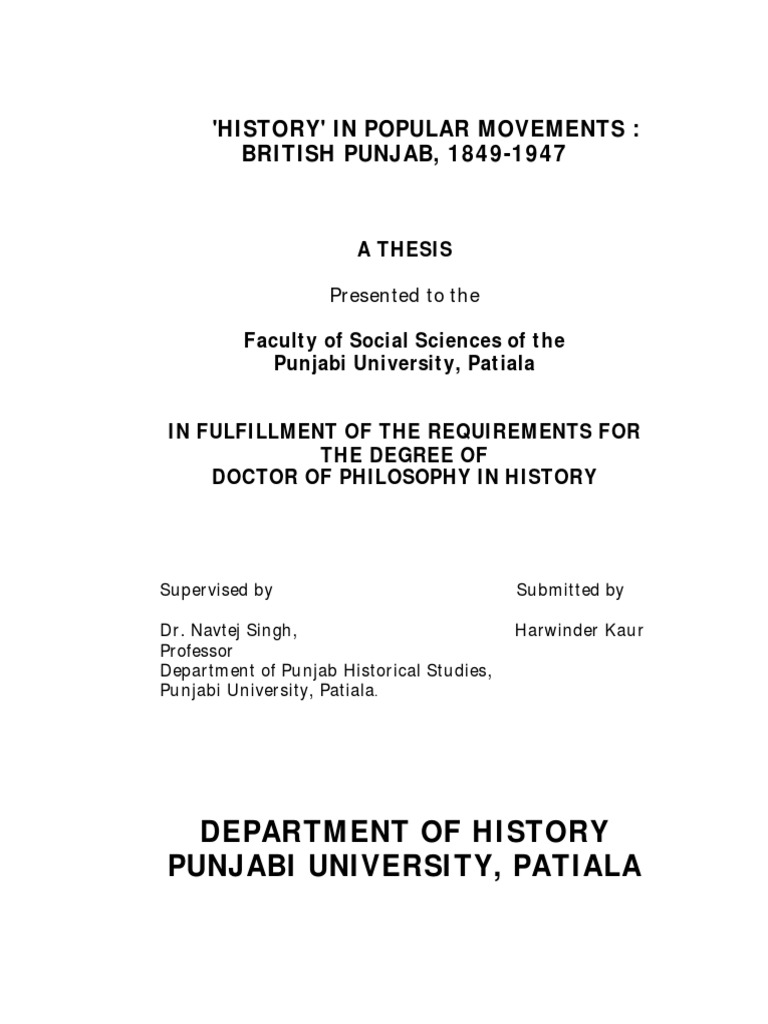 Thesis 12 | PDF