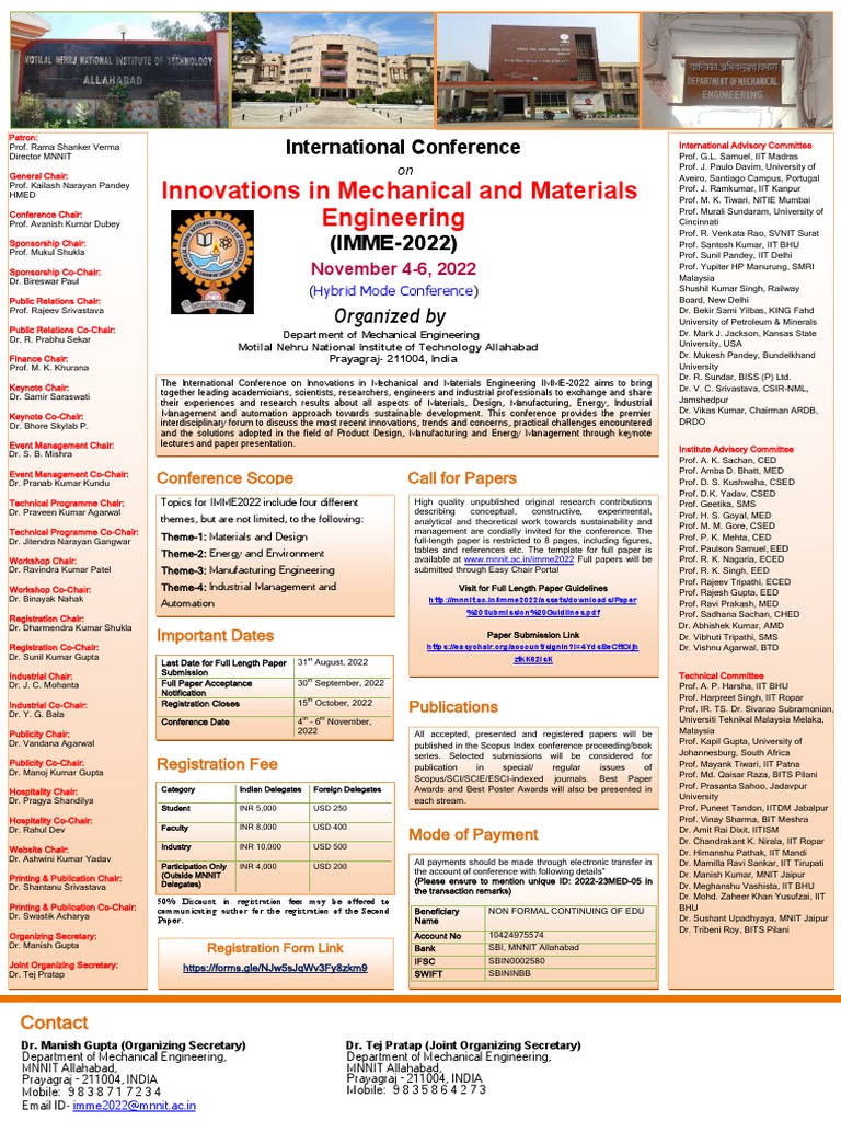 Innovations in Mechanical and Materials Engineering: International ...