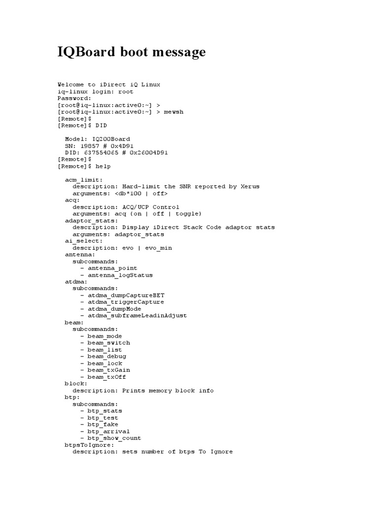 IQBoard Boot Message | PDF | Cpu Cache | Booting
