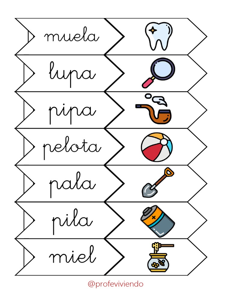 Lupa Pipa Pala Pila Miel: Muela | PDF