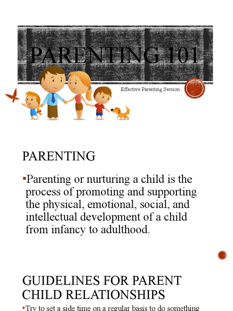 Parenting 101 | PDF | Parenting | Behavior