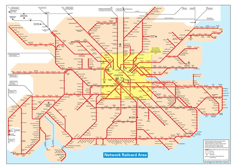 Network Railcard Area | PDF | Travel