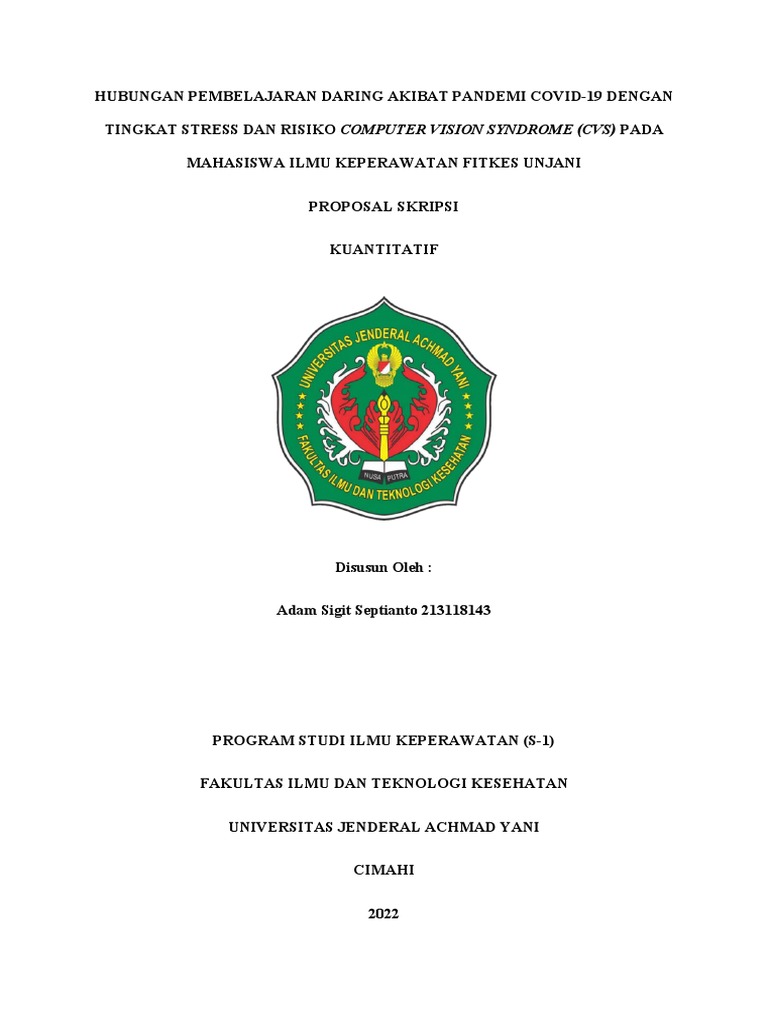 SKRIPSI FIX BAB 1, 2, Dan 3 ADAM SIGIT SEPTIANTO | PDF