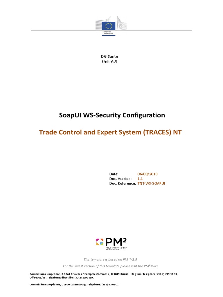 Soapui Ws Security Configuration Trade Control And Expert System Traces Nt Pdf