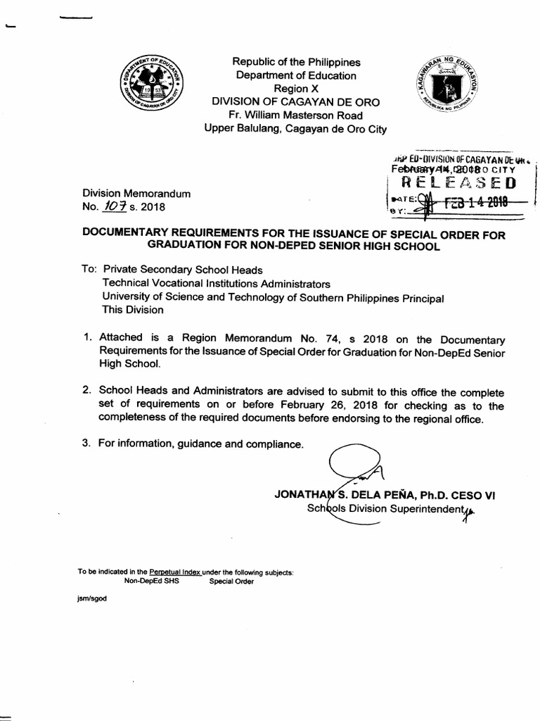 Special-Order-for-Graduation-for-Non-Deped-Senior-High-School Region ...