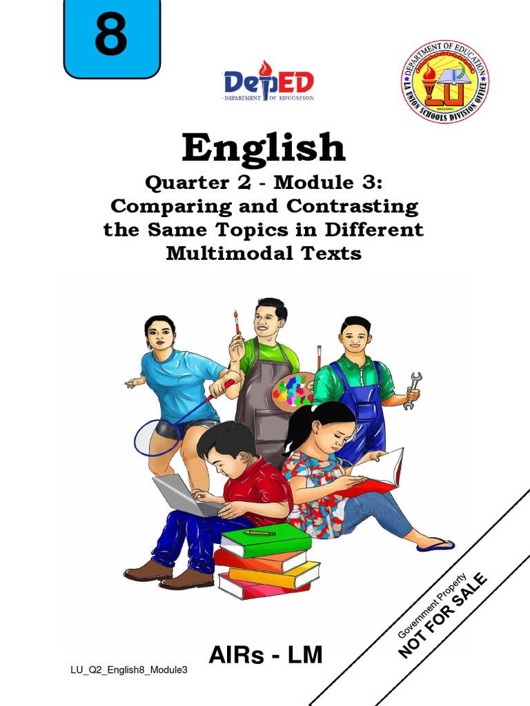 English: Quarter 2 - Module 3: Comparing and Contrasting The Same ...