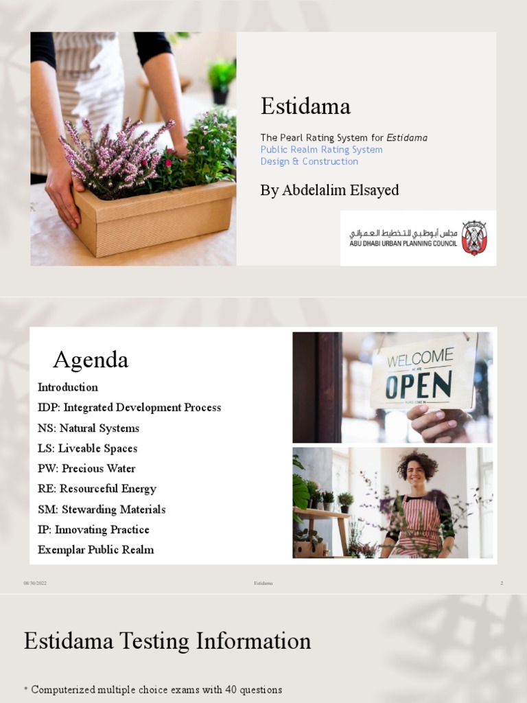 Estidama: by Abdelalim Elsayed | PDF | Sustainability | Waste Management