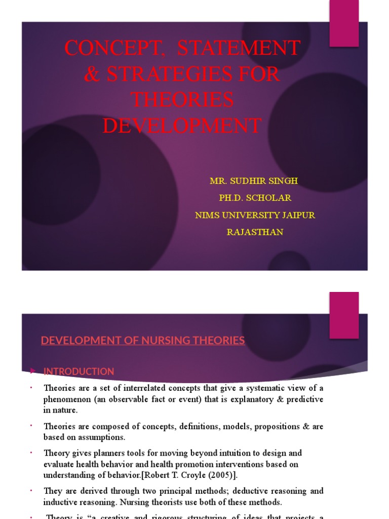 Development of Nursing Theory | PDF | Theory | Nursing