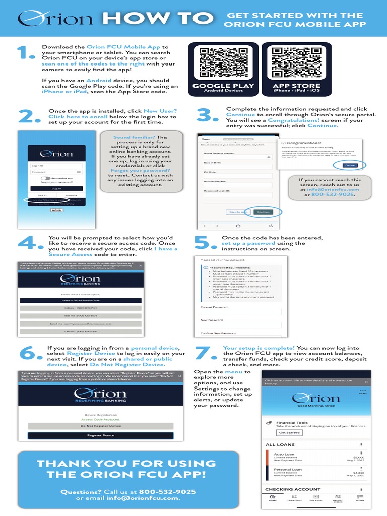 How To Guide Orion App Setup 2022 | PDF | Ios | Mobile App