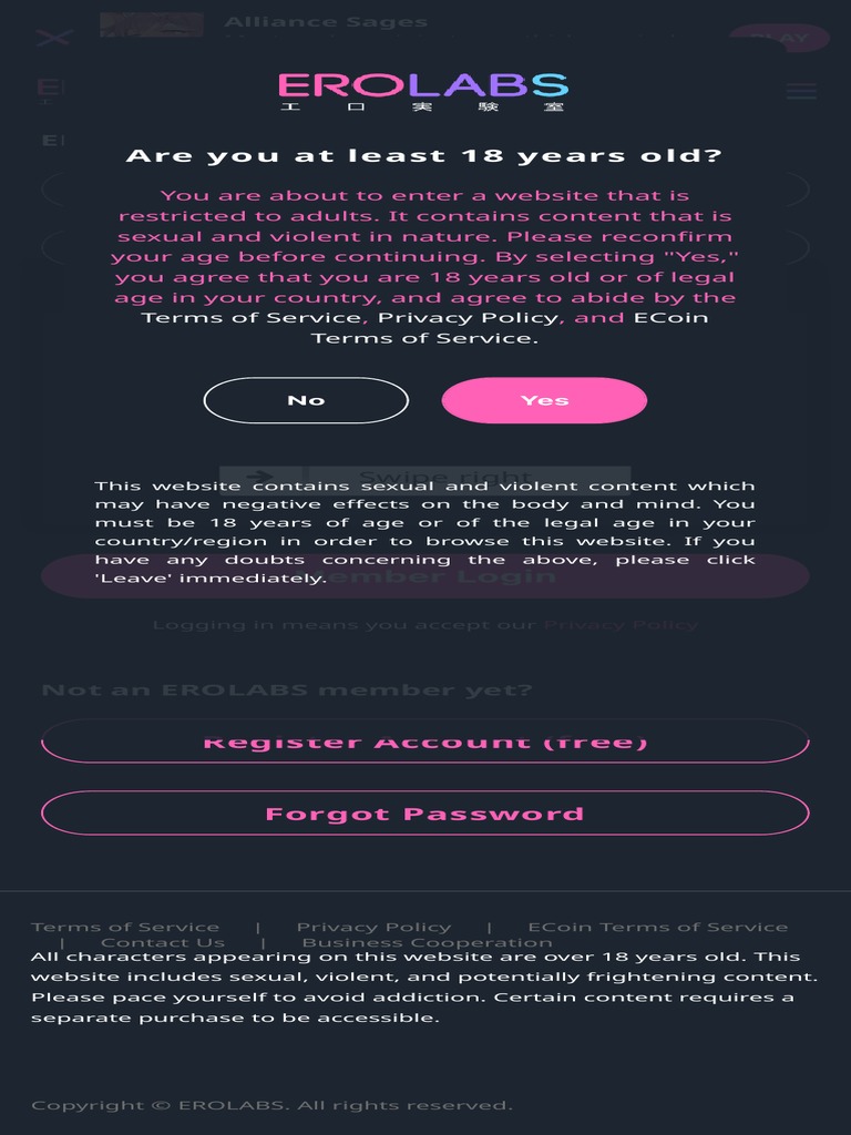 Log in EROLABS, The Adult Game Platform That'll Leave You Hot Under The ...