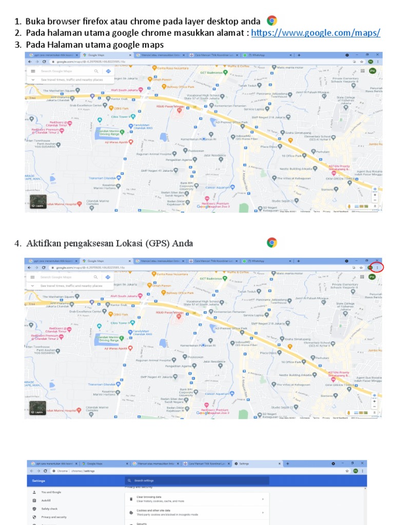 Panduan Decimal Degree Google Maps | PDF