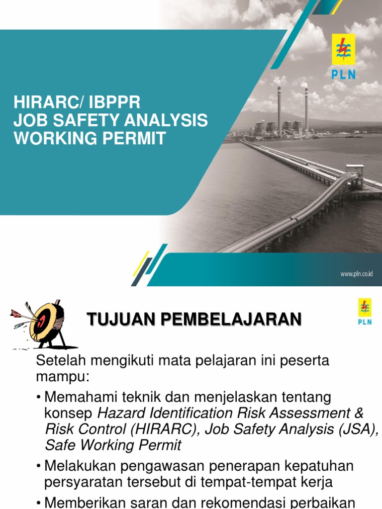 Mengenal Hirarc I Ibppr Jsa Dan Working Permit PDF Free | PDF