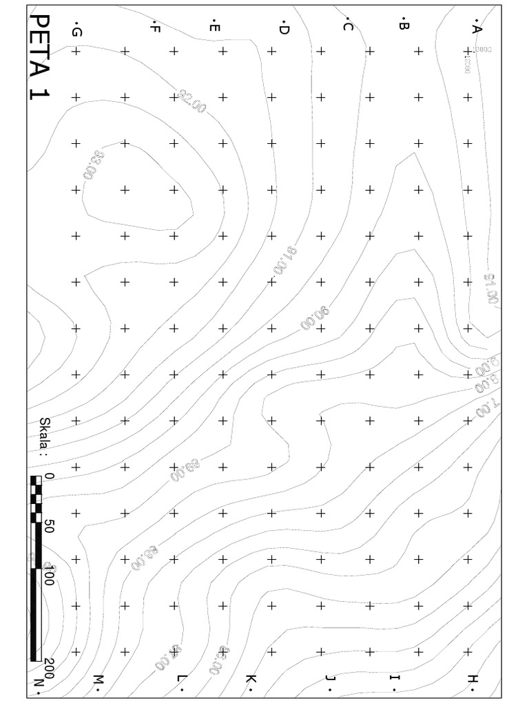 Peta Kontur Jalan | PDF
