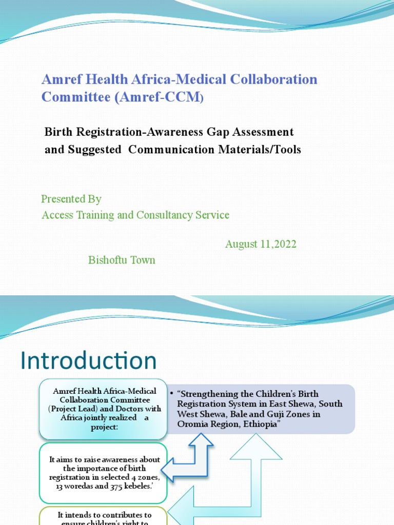 Amref-CCM Communication Tools | PDF | Birth Certificate | Communication