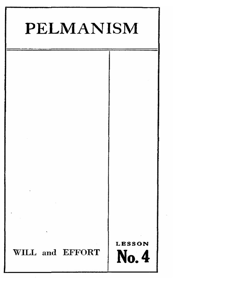 Pelmanism 4 | PDF