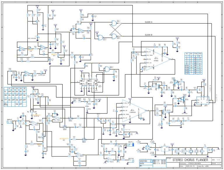Schematic - TC Electronics - SCF - V1.11 - 2022-06-09 | PDF