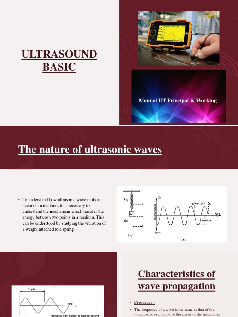 Ultrasound Basic: Manual UT Principal & Working | PDF | Hertz | Ultrasound