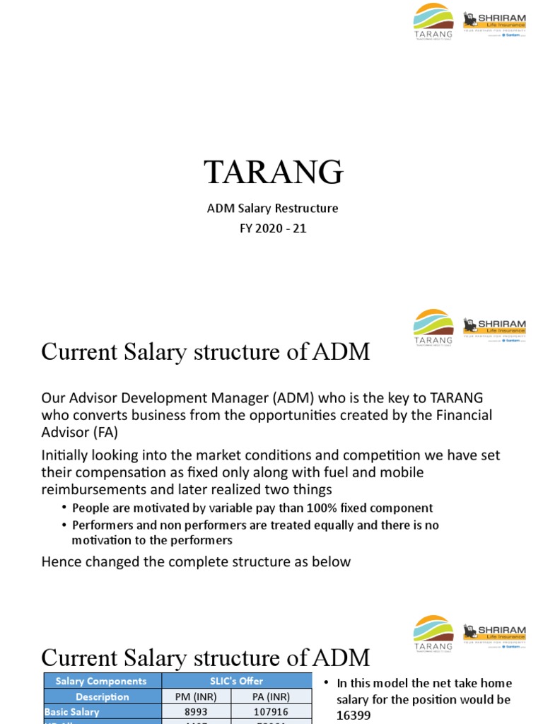 ADM Salary Restructure Overview 2020 | PDF | Salary | Economies