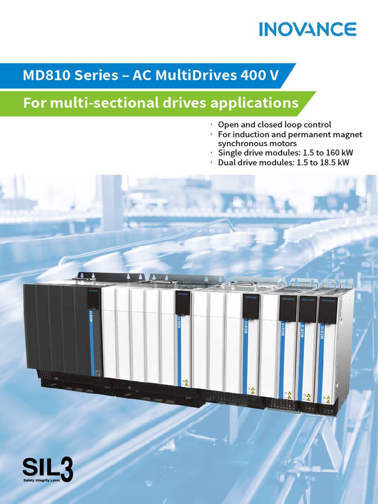 Md810 Series - Ac Multidrives 400 V For Multi-Sectional Drives Applications | PDF | Rectifier ...