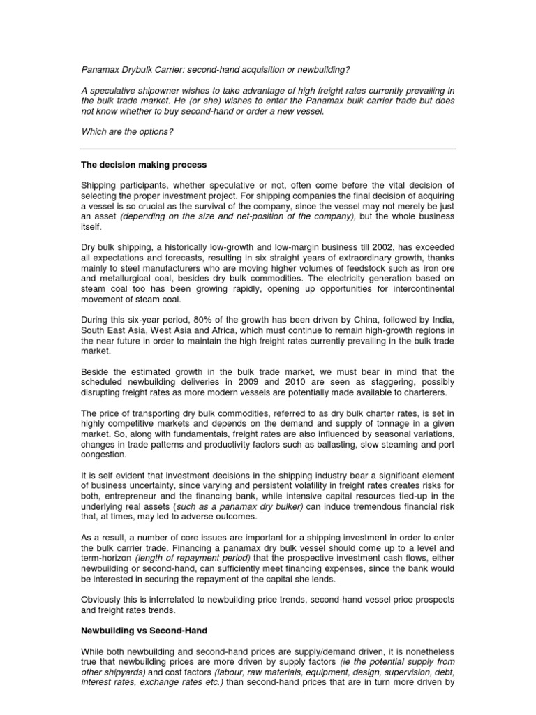 Second-Hand Vs New Building - The Better Option | PDF | Investing | Oil ...