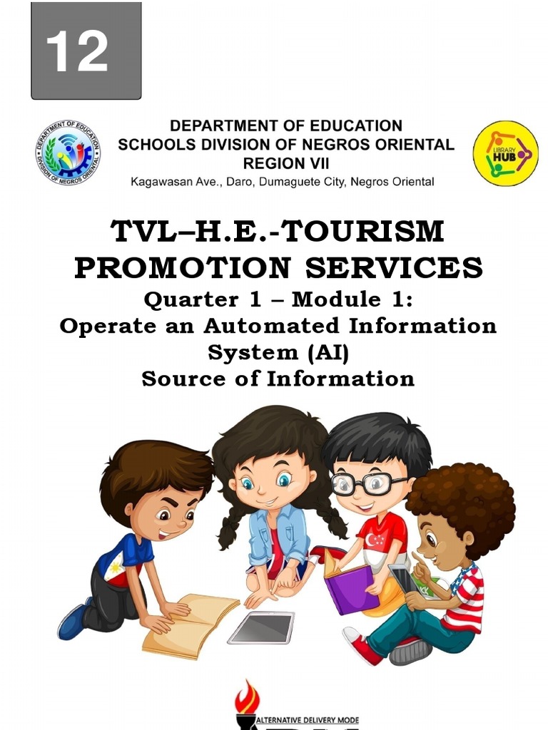 TourismPromotionServices - Q1 - Module 1 For Teacher | PDF | Tourism ...