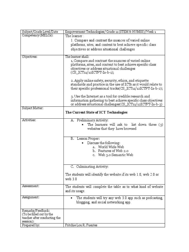 The Current State of ICT Technologies | PDF | World Wide Web | Internet ...