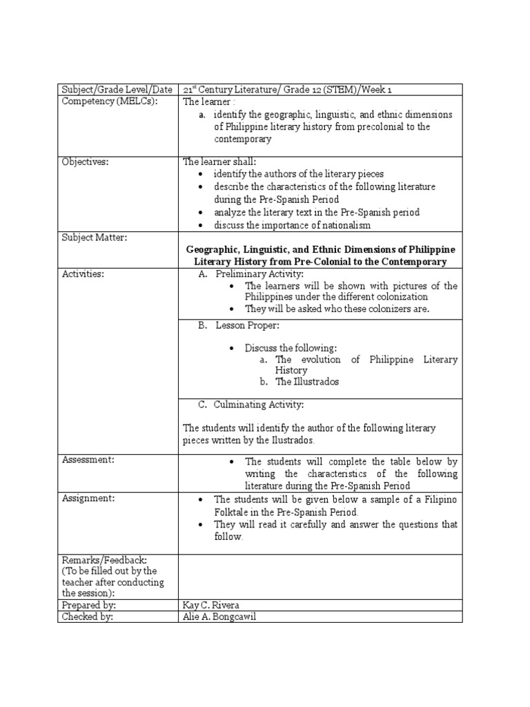 Geographic, Linguistic, and Ethnic Dimensions of Philippine Literary ...