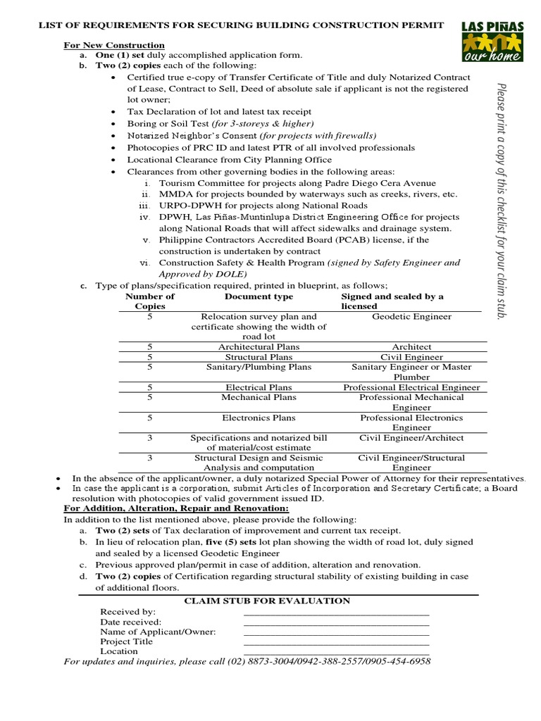 Checklist of Requirements | PDF | Notary Public | Engineer