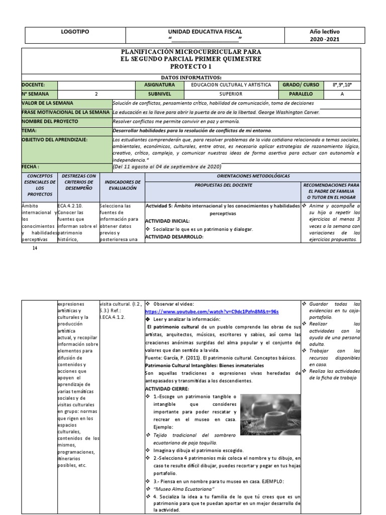 Eca Pca Proyectos 1,2,3,4,5,6,7 | PDF | Evaluación | Aprendizaje
