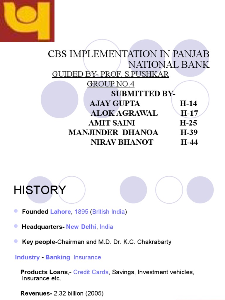 Cbs Implementation in PNB Bank | PDF | Online Banking | Banks & Banking
